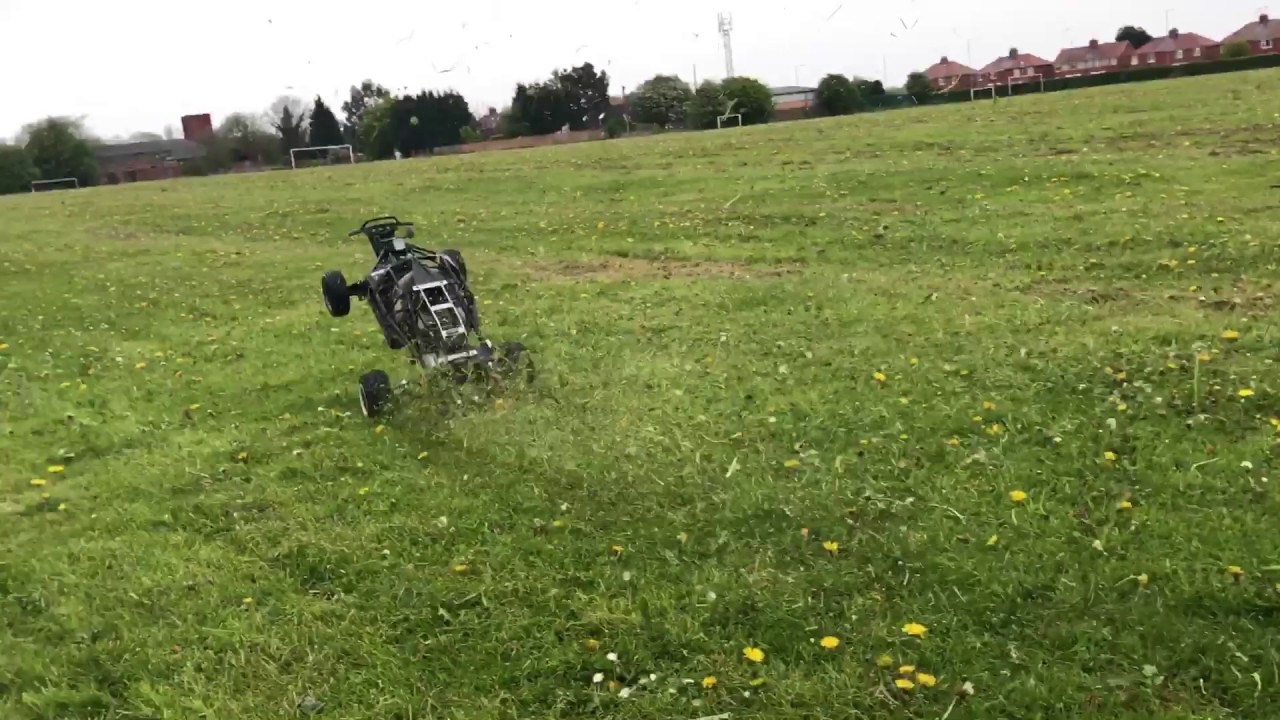 ALX 48cc tyre ripping wheelie beast - YouTube