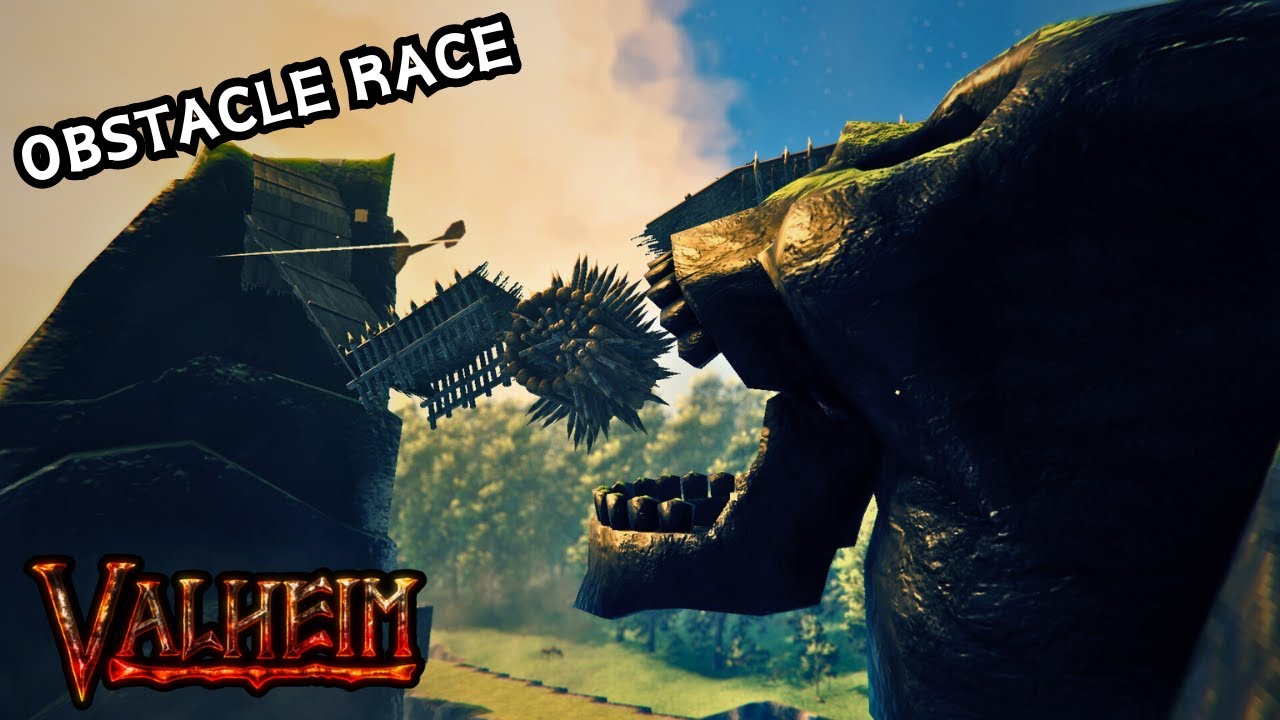 Valheim Race to Valhalla 2: Pro Obstacle Course! - YouTube