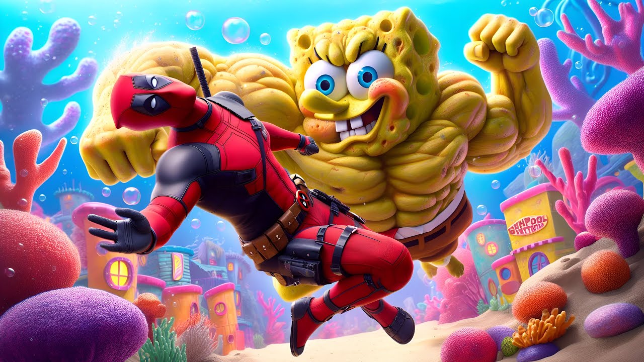 SpongeBob & Patrick vs Deadpool & Wolverine - YouTube