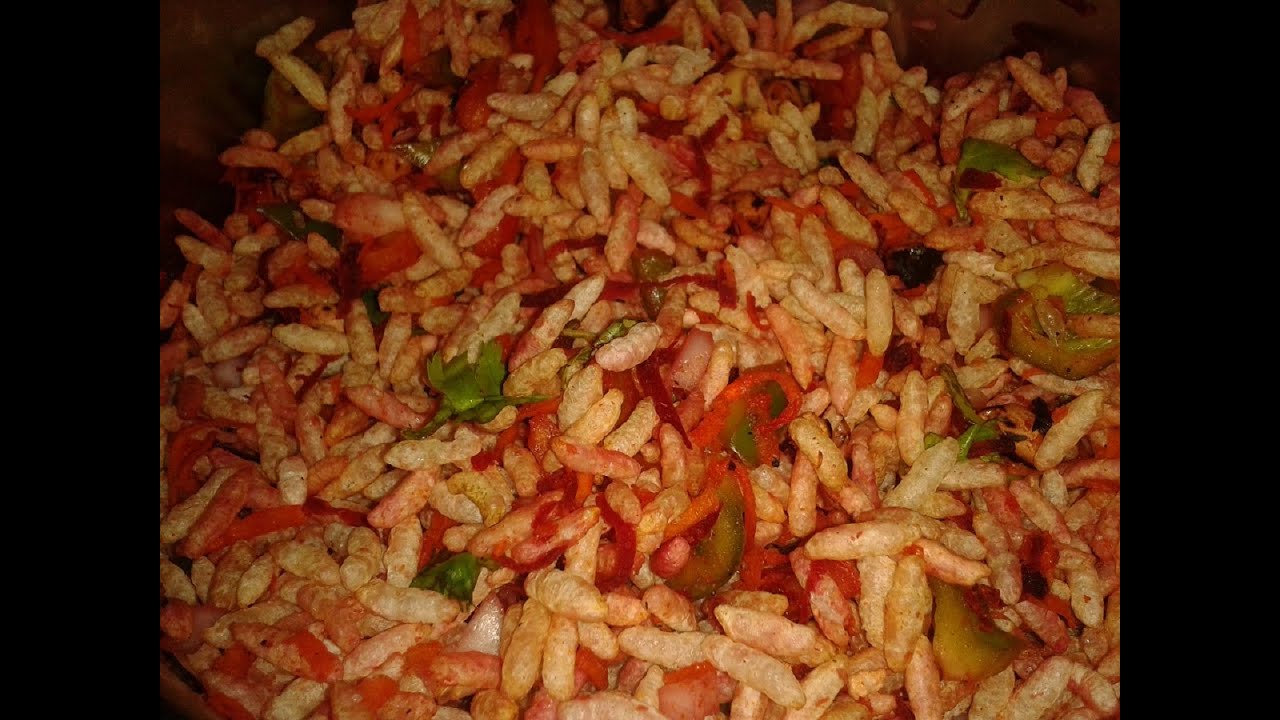 masala borugulu/masala puffed rice - YouTube