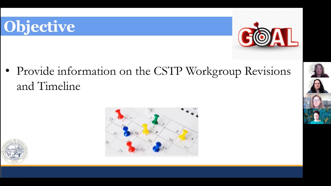 Session C.4 - Update on the CSTP Workgroup Revisions and Timeline - YouTube