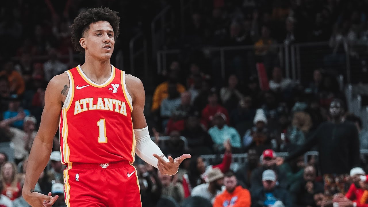 Jalen Johnson scores career-high 28 Points in Win over Thunder - YouTube