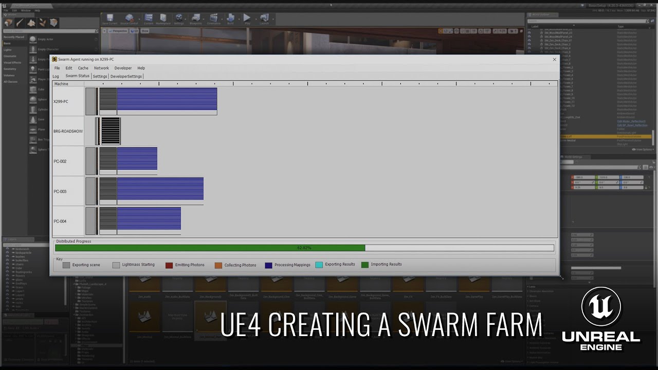 UE4 - Creating a Swarm Farm - YouTube