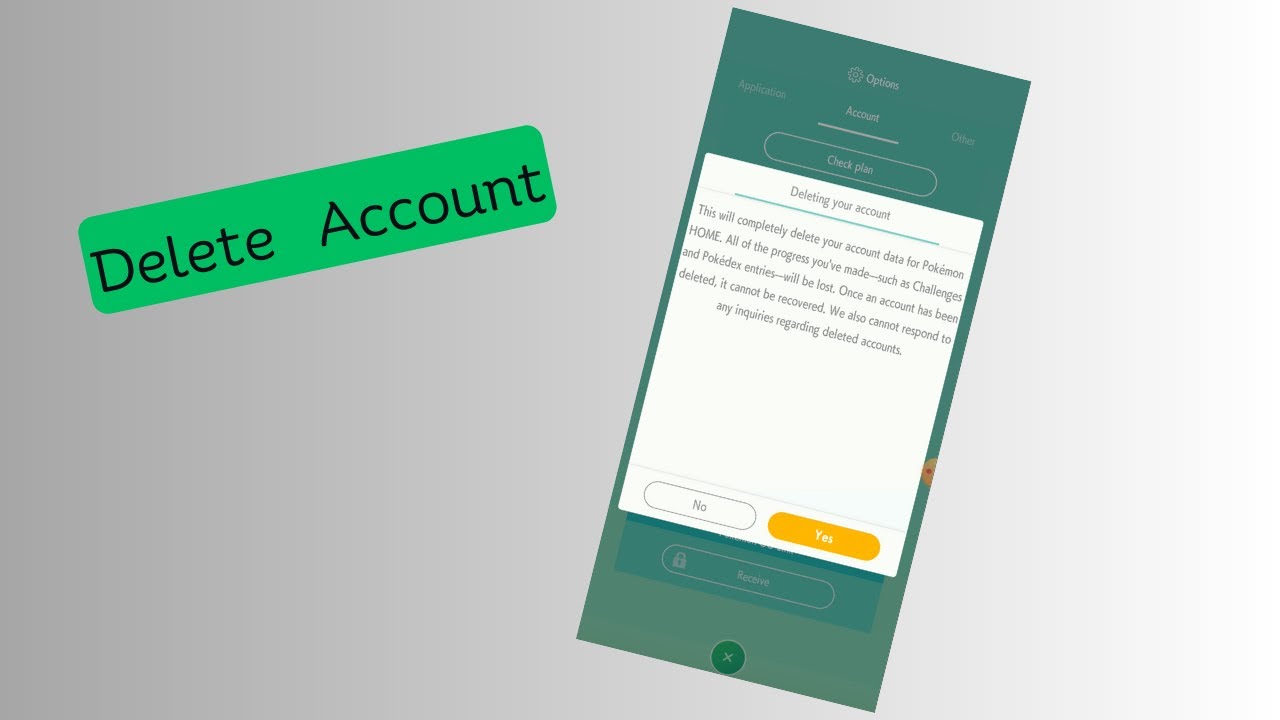 How to Delete Pokemon HOME Account - YouTube