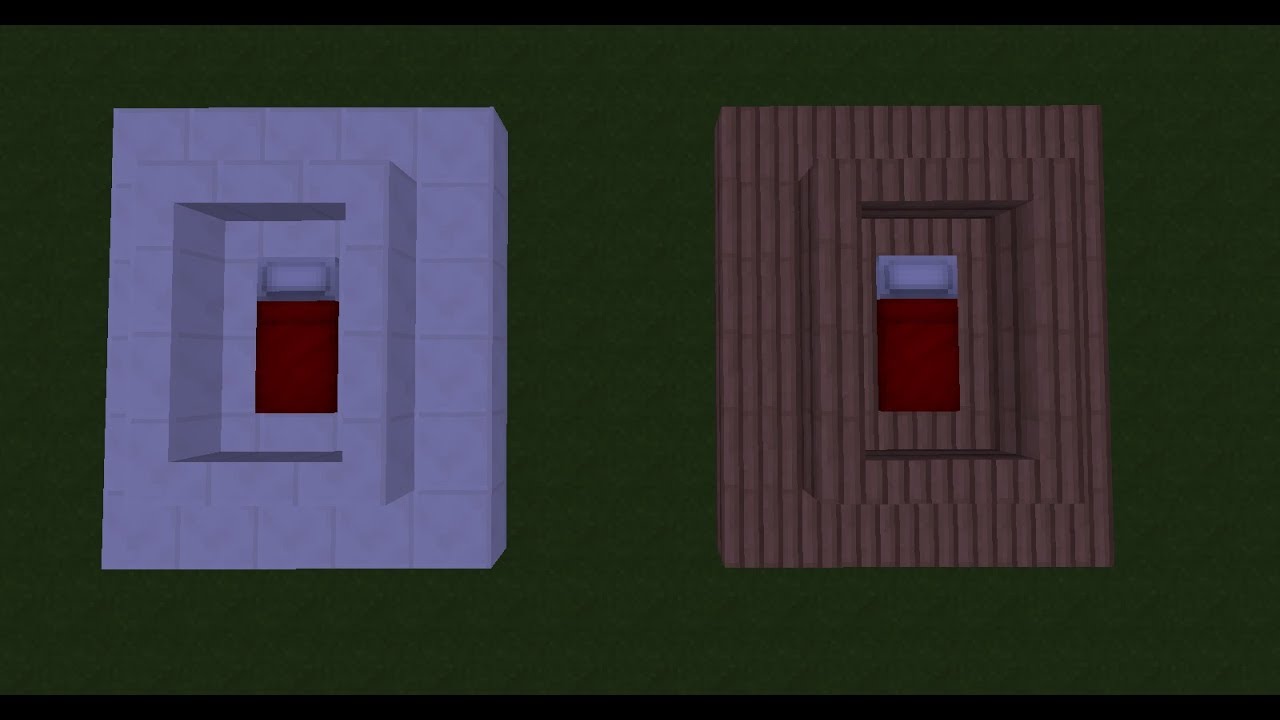 How To Make Royal Modern & Royal Jungle Bed In MINECRAFT - YouTube