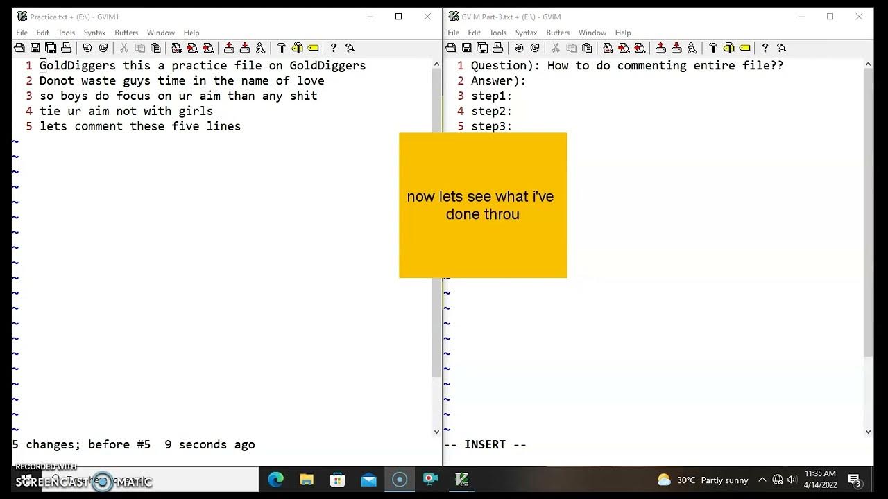 GVIM Part-3 - YouTube