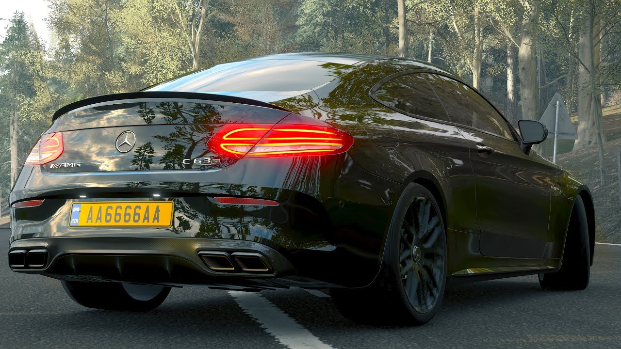 FORZA HORIZON 4 || Mercedes-Benz C-Class C 63S AMG || Logitech g920 ...