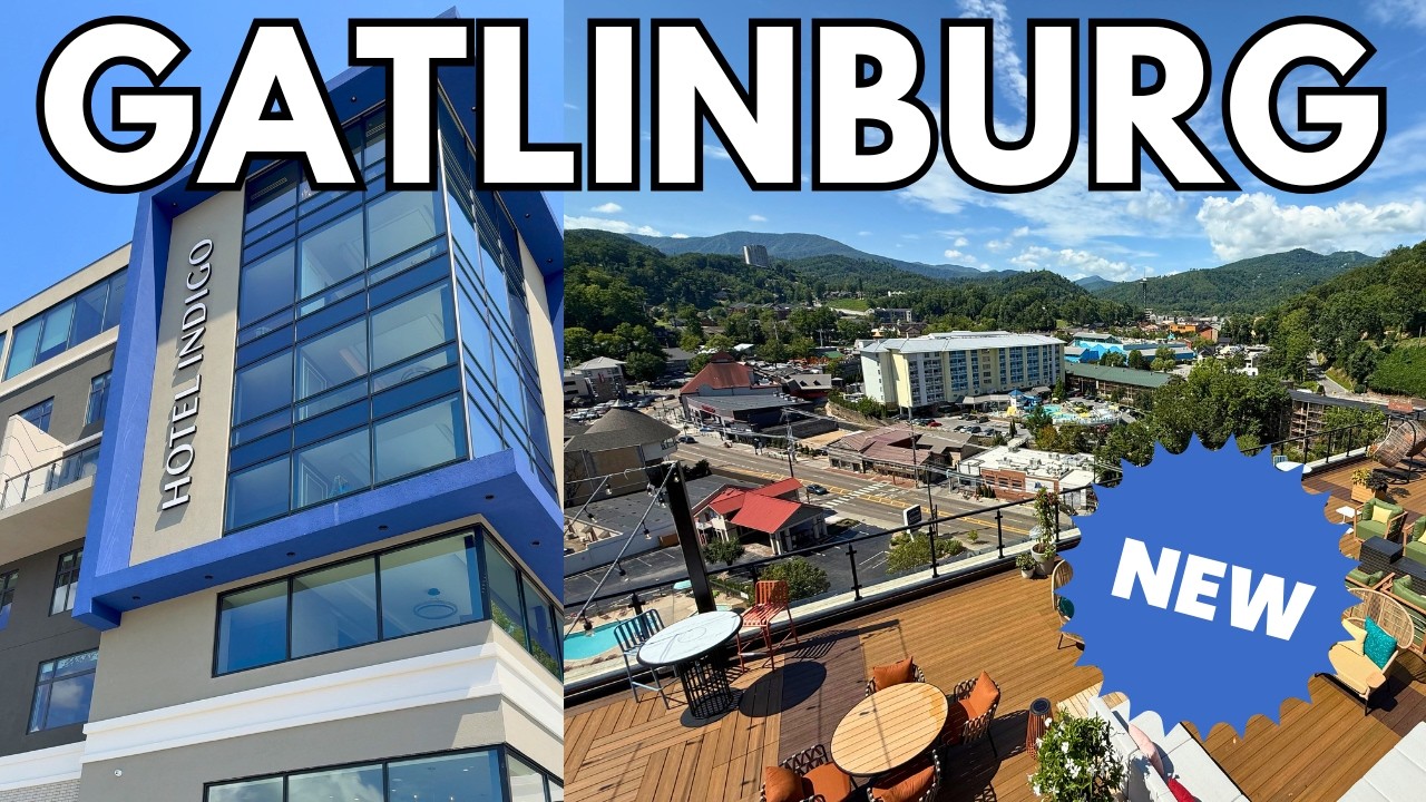 NEW Hotel Indigo Gatlinburg SNEAK PEEK TOUR | Infinity Pool, Rooms ...
