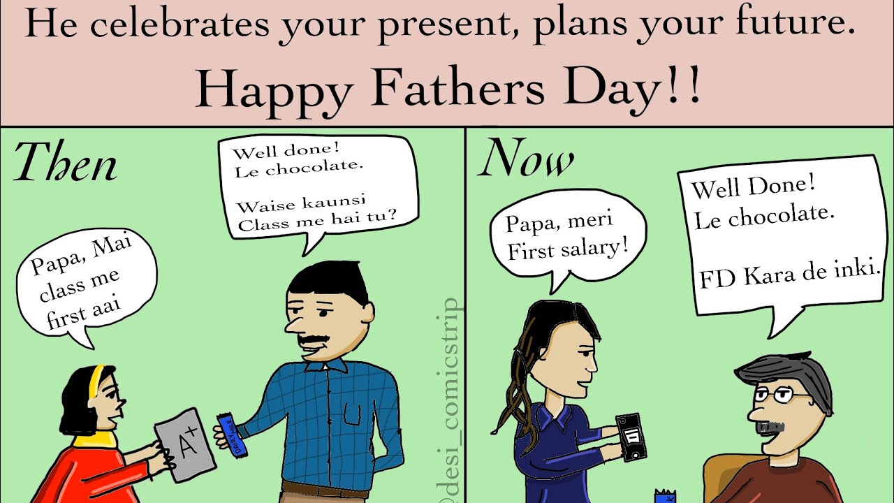 Fathers Day - Comic Making - YouTube
