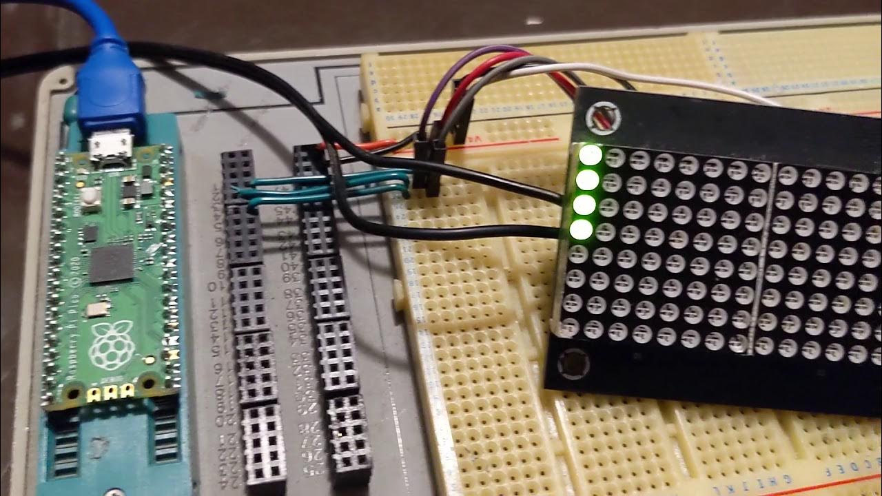 raspberry pi pico pio, micropython, ht1632c led matrix source code in ...