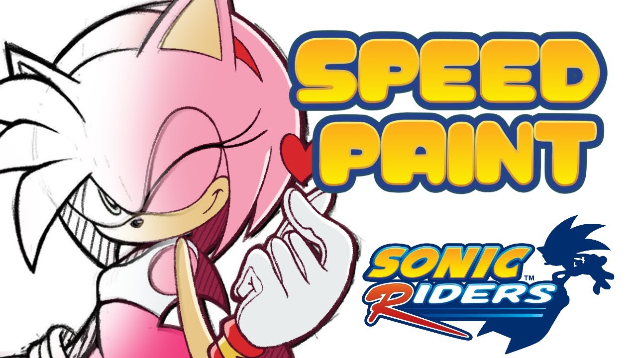 Sonic Riders Speed Paint: Amy Rose - YouTube