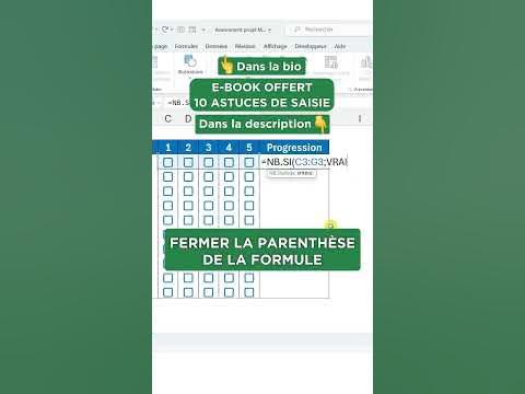 Créer des barres de progression avec cases à cocher ! - YouTube