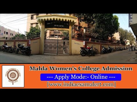 MALDA WOMEN'S COLLEGE ADMISSION PROCEDURE... - YouTube