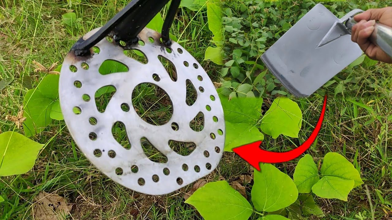 DIY‼️Membuat Sebuah Cangkul Dari Cakram Motor Yang Kuat Dan Tajam ...