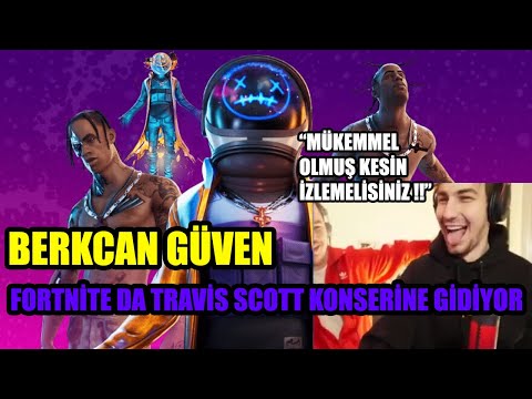 Berkcan Güven - Fortnite da Travis Scott Konserinin Oraya Gidiyor !!