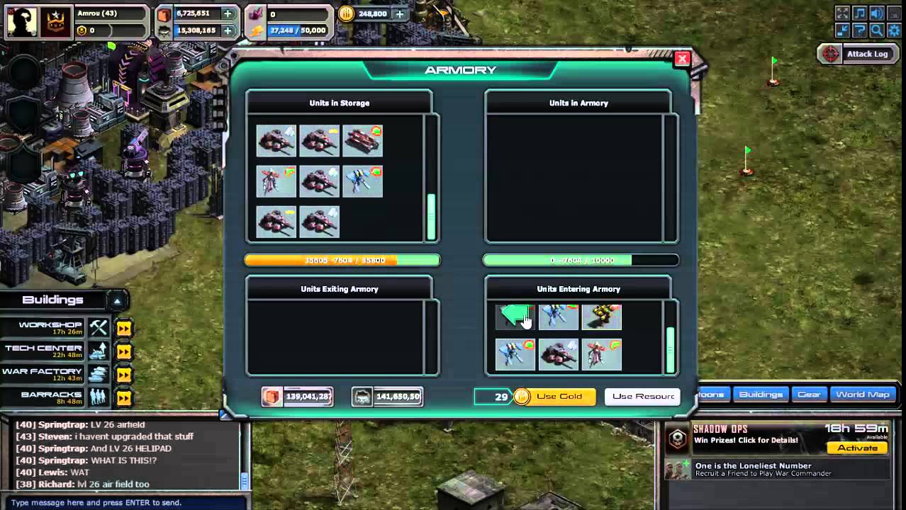 War Commander New Turetts and Extra Storage Update - YouTube