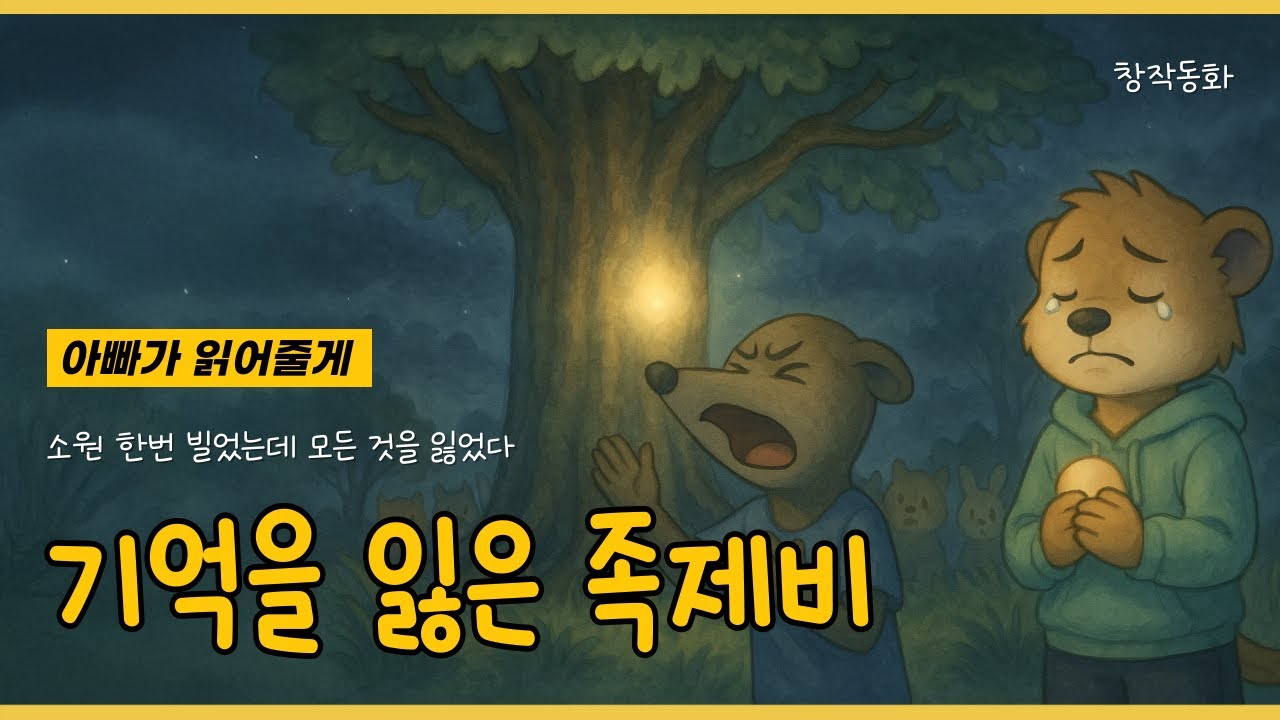 기억을 잃은 족제비 ｜ 아빠가 읽어주는 감성동화 ｜Maru, the Weasel Who Lost His Memory - YouTube