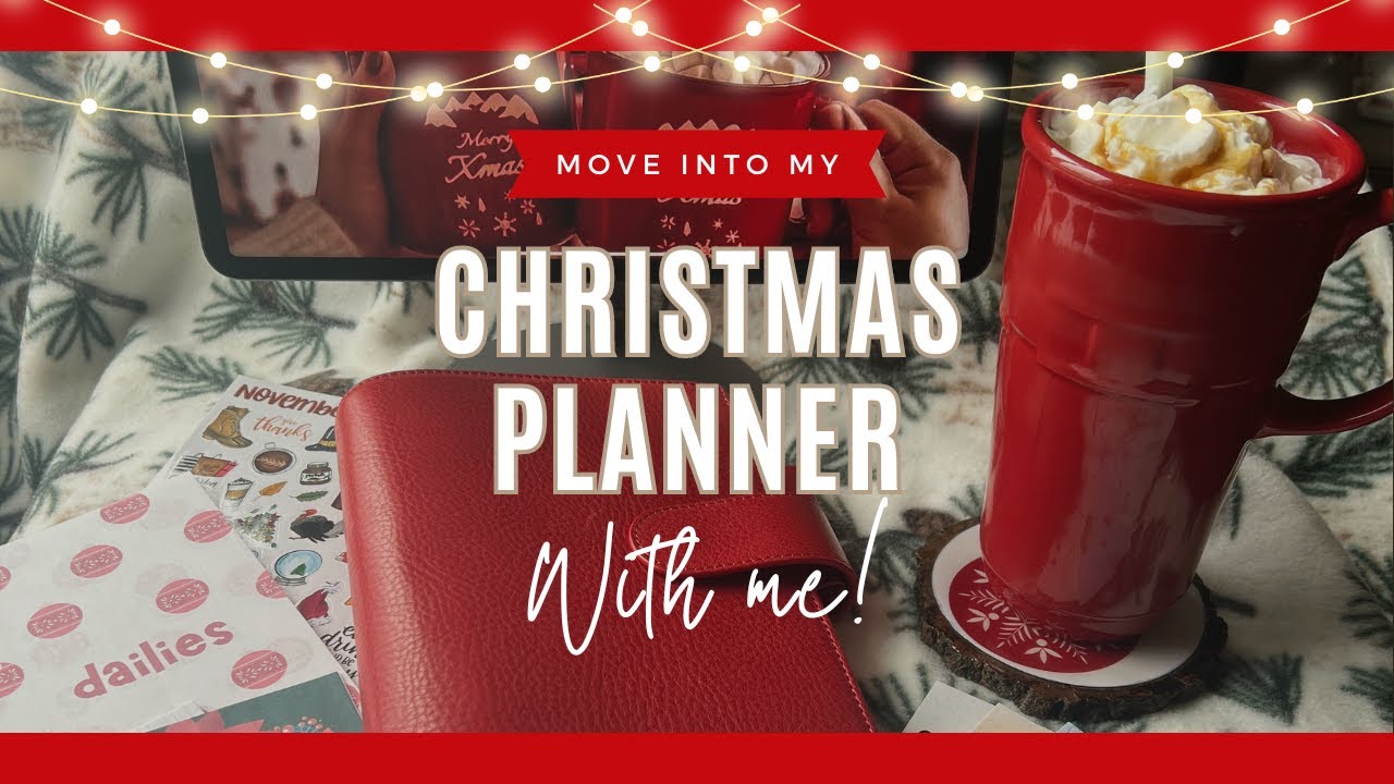 Get Ready For The Holidays: Organizing My Christmas Planner! #pwm # ...