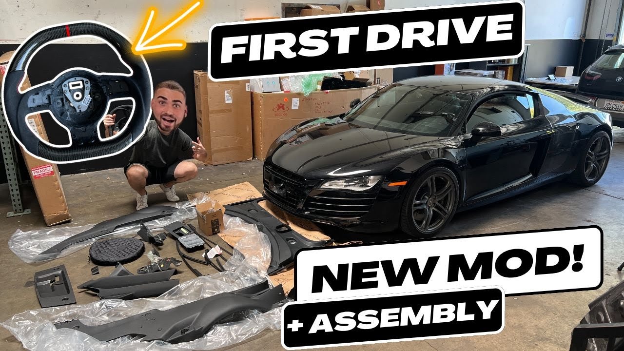 FINALLY INSTALLING MY FIRST MOD ON MY CHEAP AUDI R8! Plus Finally ...