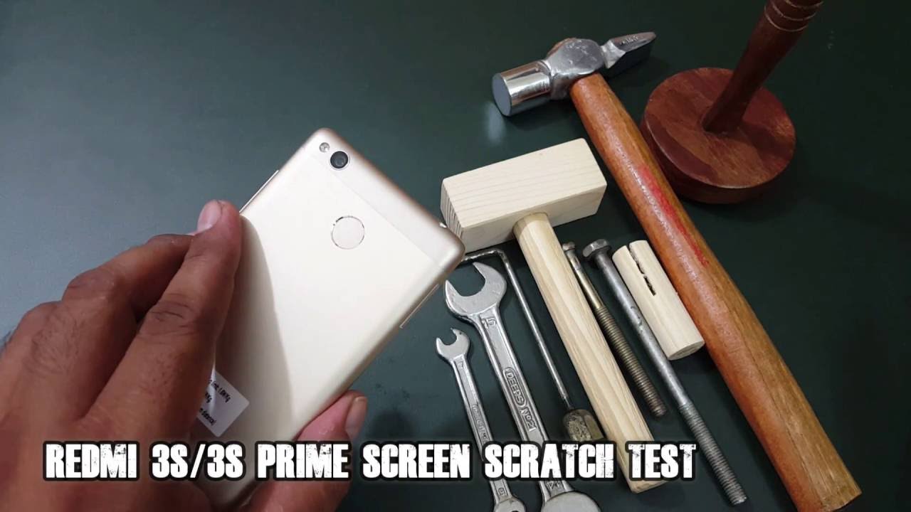 Xiomi Redmi 3s Prime Screen Scratch Test - YouTube