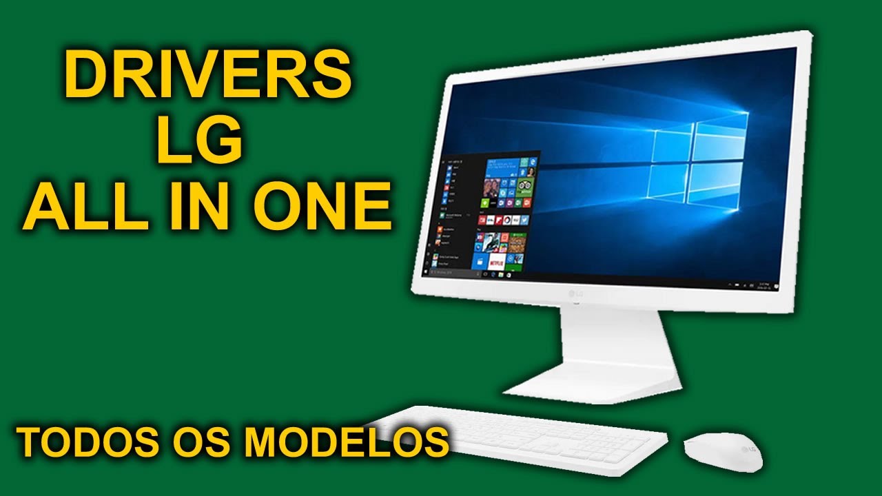 Como instalar Drivers LG 22v280 e outros (ALL IN ONE) - YouTube