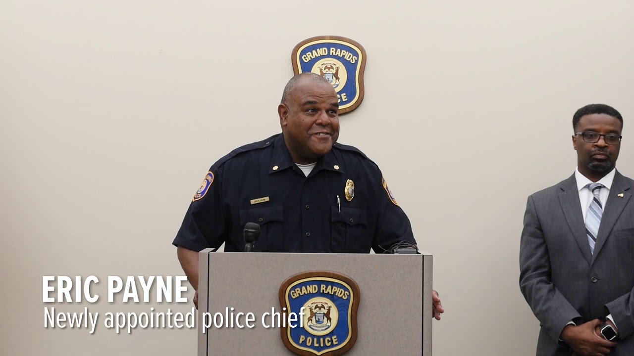 Grand Rapids names Eric Payne as the new police chief - YouTube