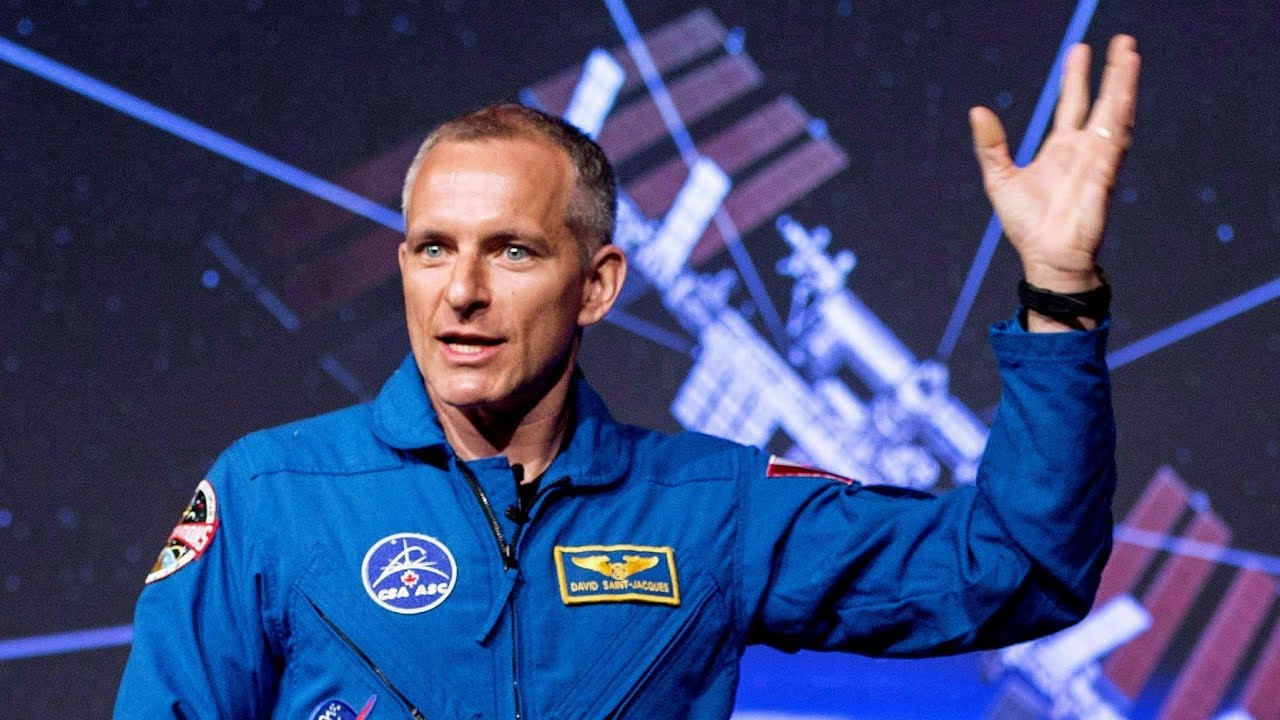 Canadian astronaut David Saint-Jacques prepares to go to the ...