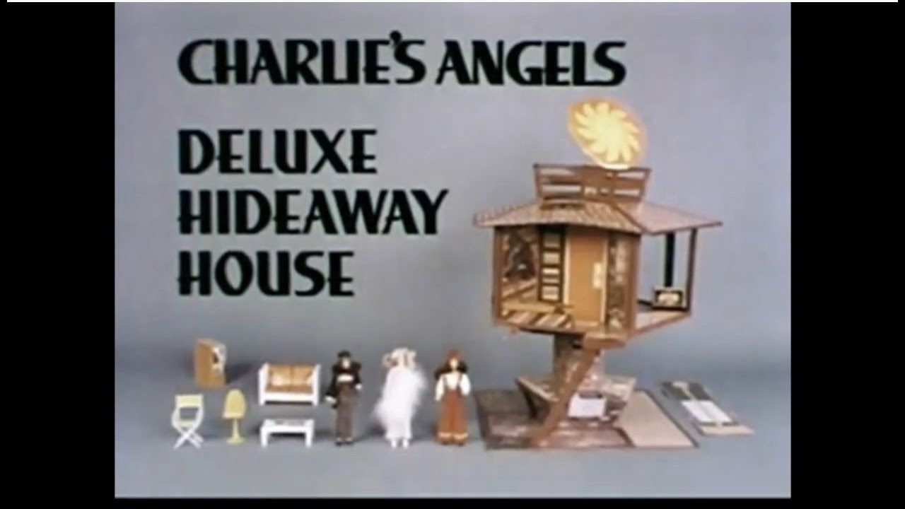 'Charlie's Angels' Deluxe Hideaway House Toy Commercial (1977) - YouTube