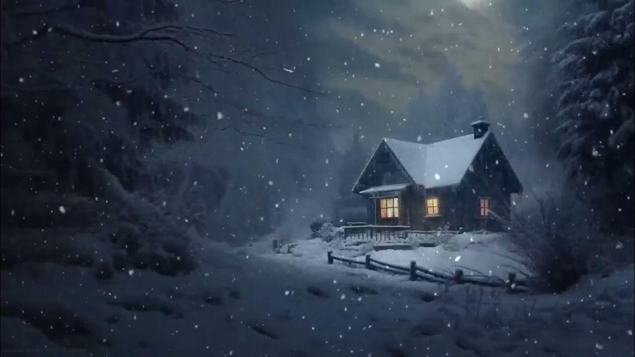 Peaceful Blizzard Sounds | Whistling Winds and Snow Ambience for Deep Sleep and Relaxation - YouTube