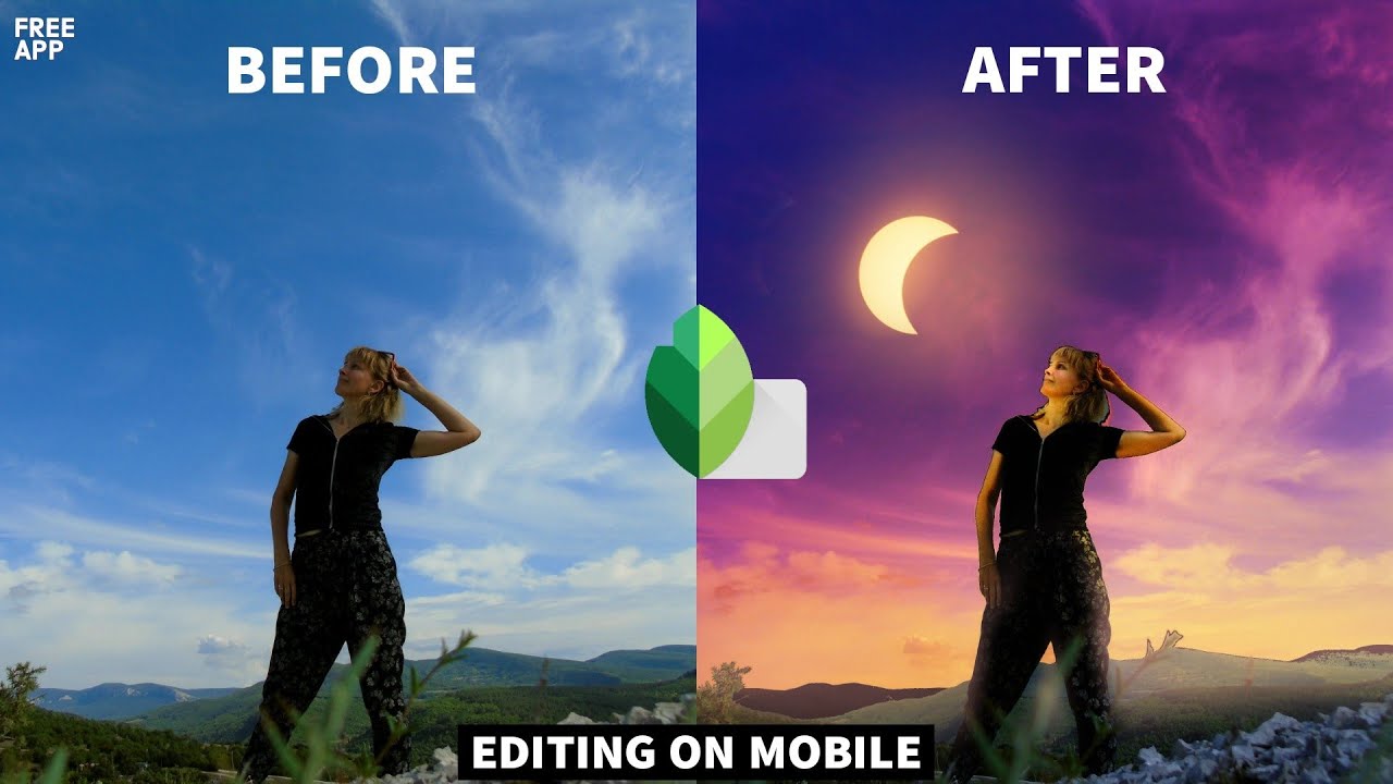 Dramatic Retouching in SNAPSEED | SNAPSEED TUTORIAL | Android | iPhone - YouTube