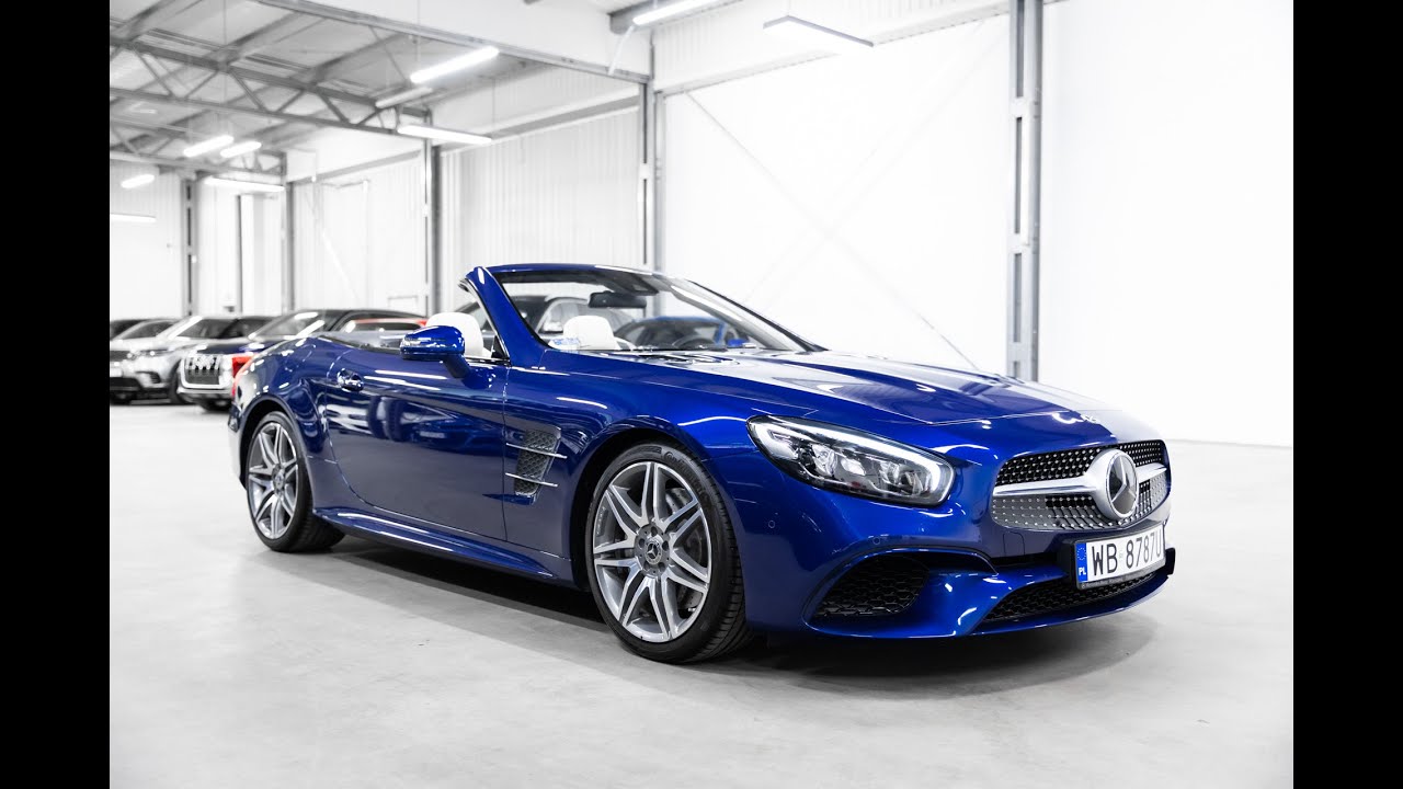 Mercedes-Benz SL 500 V8 456 KM Roadster, 2018, lift, salon PL, 19 000 ...