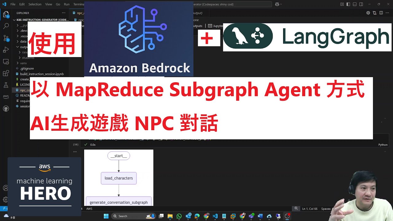 使用 Amazon Bedrock Langgraph 以 Mapreduce Subgraph Agent Ai 生成