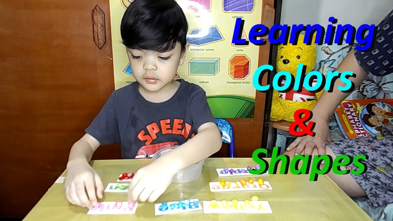 Teaching My 5 Yrs Old Son With Autism Learn Colors And Identify Shapes ...