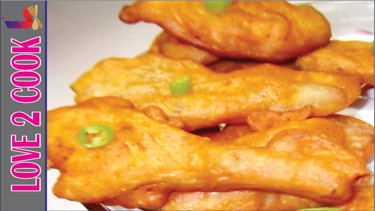 Arbi Pakora Recipe At Home In Urdu Pakistani Style-Colocasia - YouTube