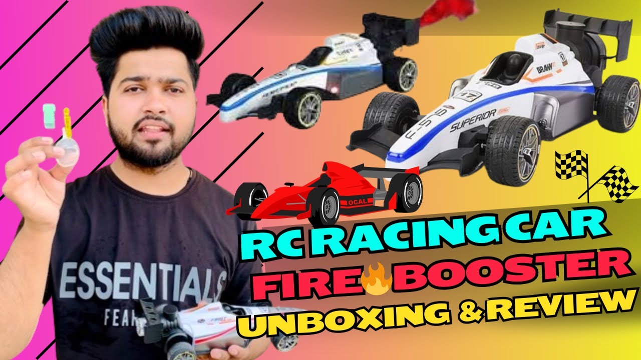Rc Racing Car Fire 🔥 Booster Unboxing & Review || Day 30 30 Days ...