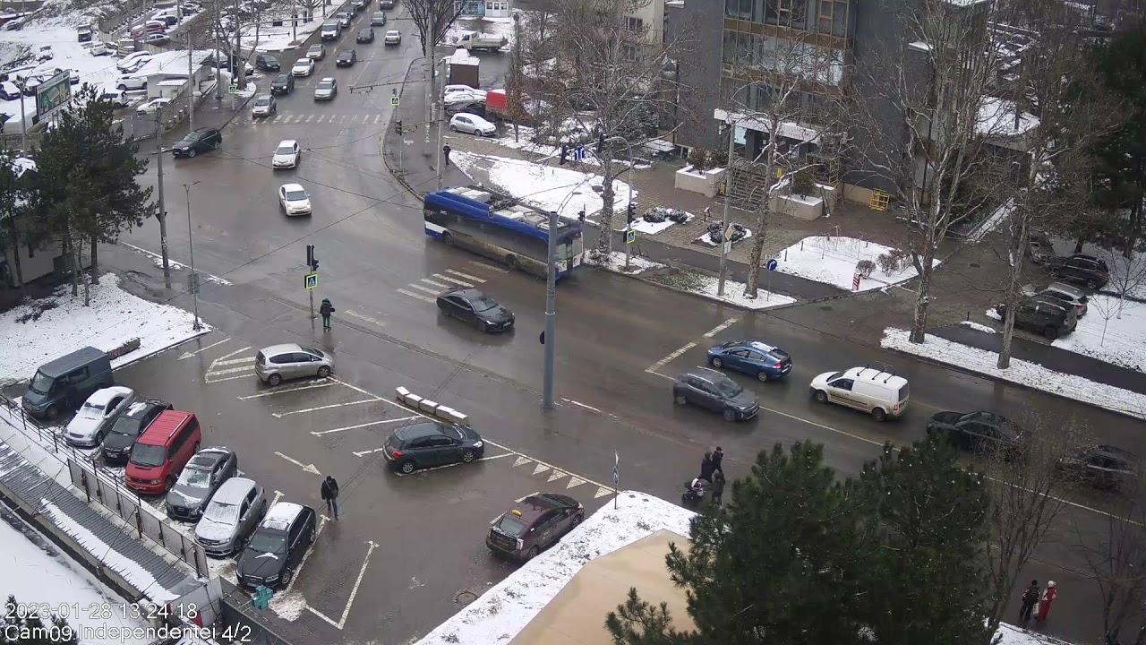Live Cam 9 Moldova Chisinau Botanica str. Independentei - YouTube