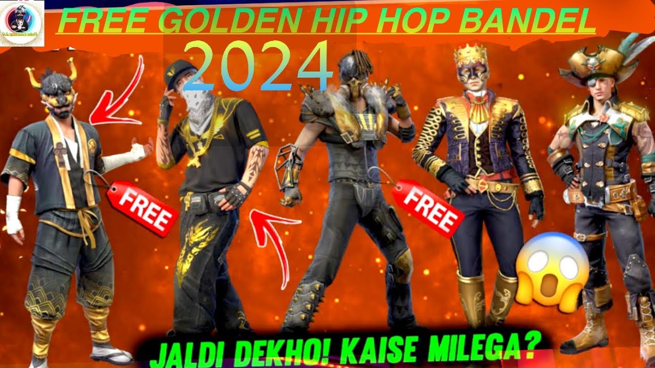 HOW TO FREE GOLDEN HIP HOP BANDEL IN FREE FIRE) / - YouTube