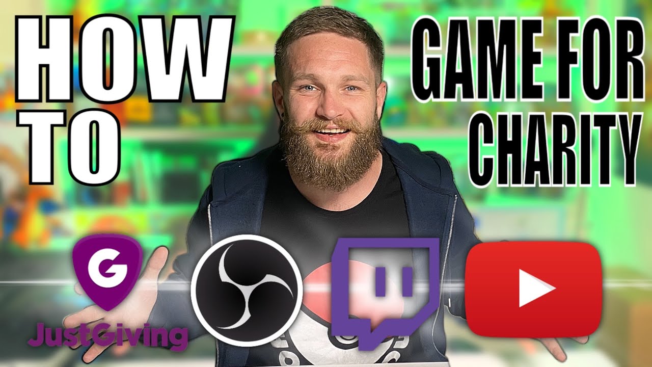 How to live stream your game session for Charity - YouTube