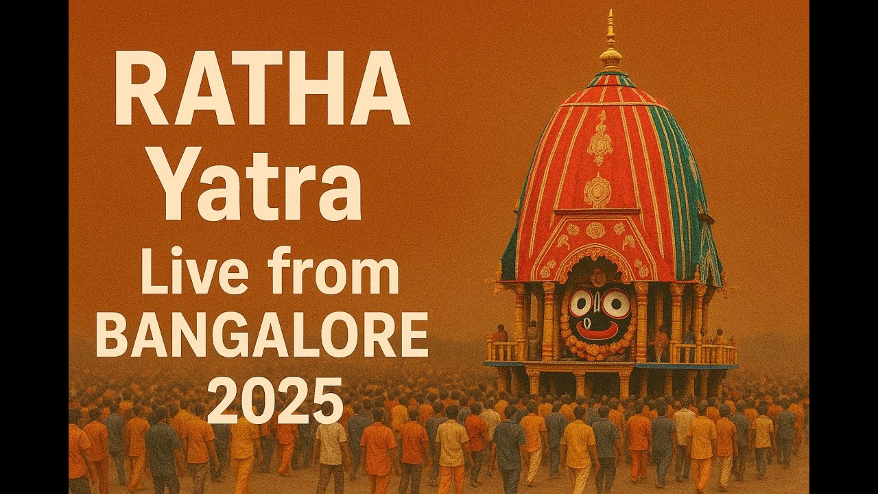 JAGANNATH RATHA Yatra:Live from BANGALORE/BENGALURU 2025 (AGARA)#jagannath #ଜଗନ୍ନାଥ ରଥଯାତ୍ରା ...