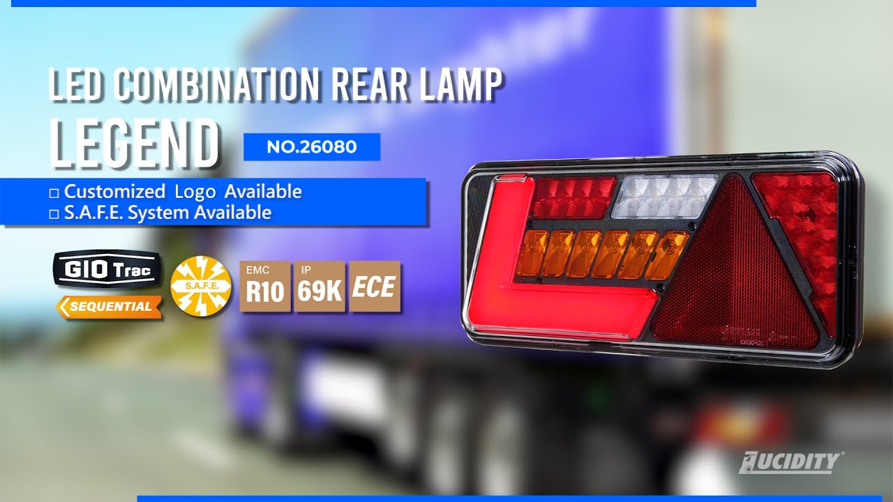 Lucidity LED Rear Combination Lamp 26080 - YouTube