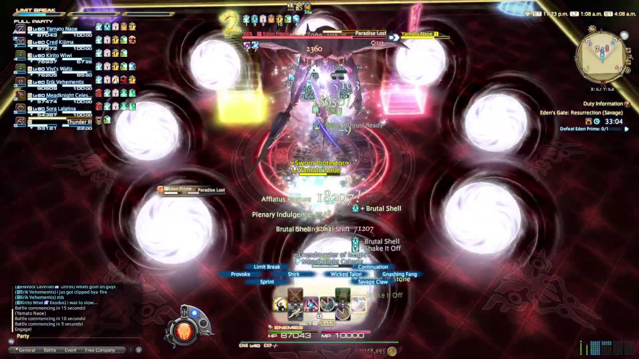 FINAL FANTASY XIV | EDEN'S GATE: RESURRECTION (SAVAGE) - YouTube