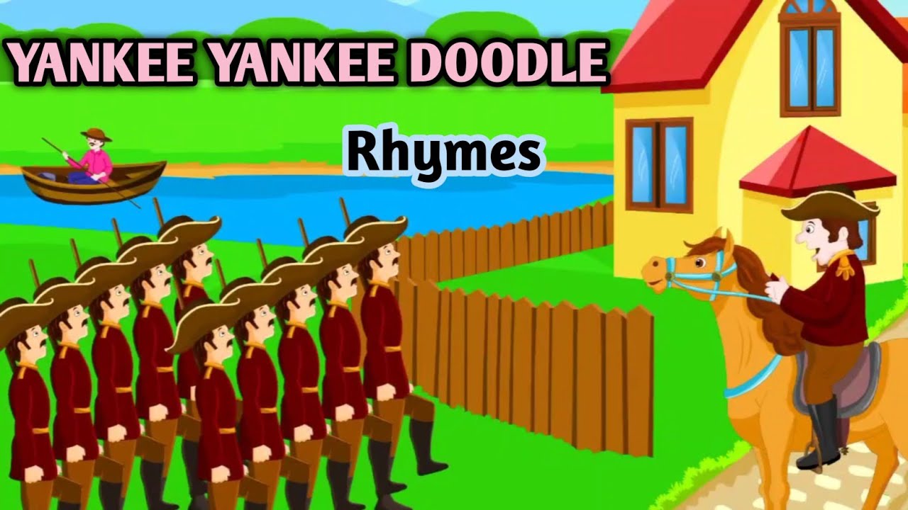 Yankee Yankee Doodle nursery rhymes with lyrics | Rhymes and kids song ...