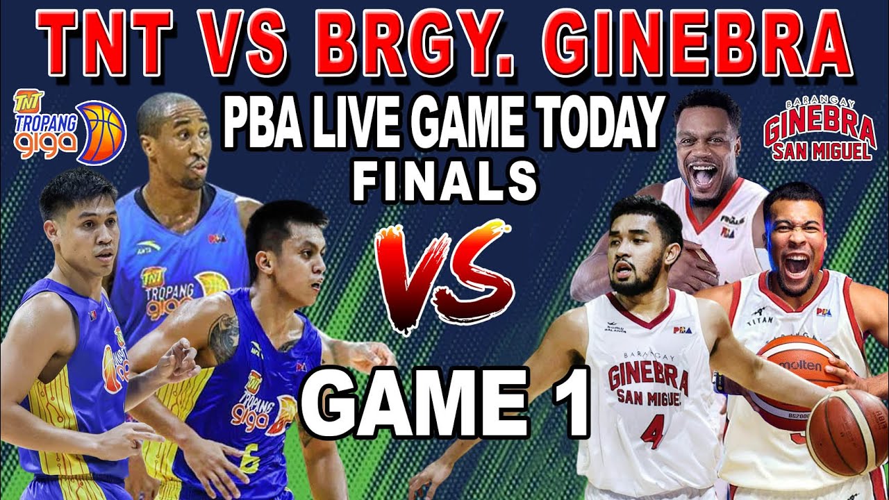 BRGY. GINEBRA vs TNT! Game 1 Finals - PBA Live Full Game Today - 2K24 ...