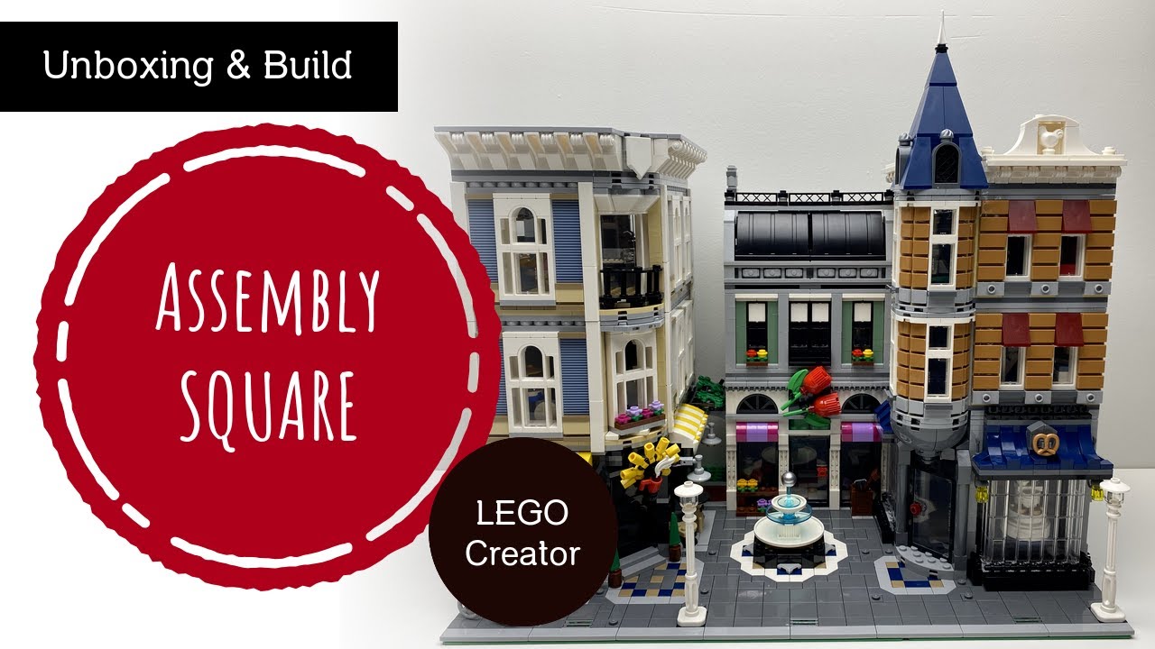 LEGO Creator Assembly Square Set 10255 Unboxing and Building - YouTube