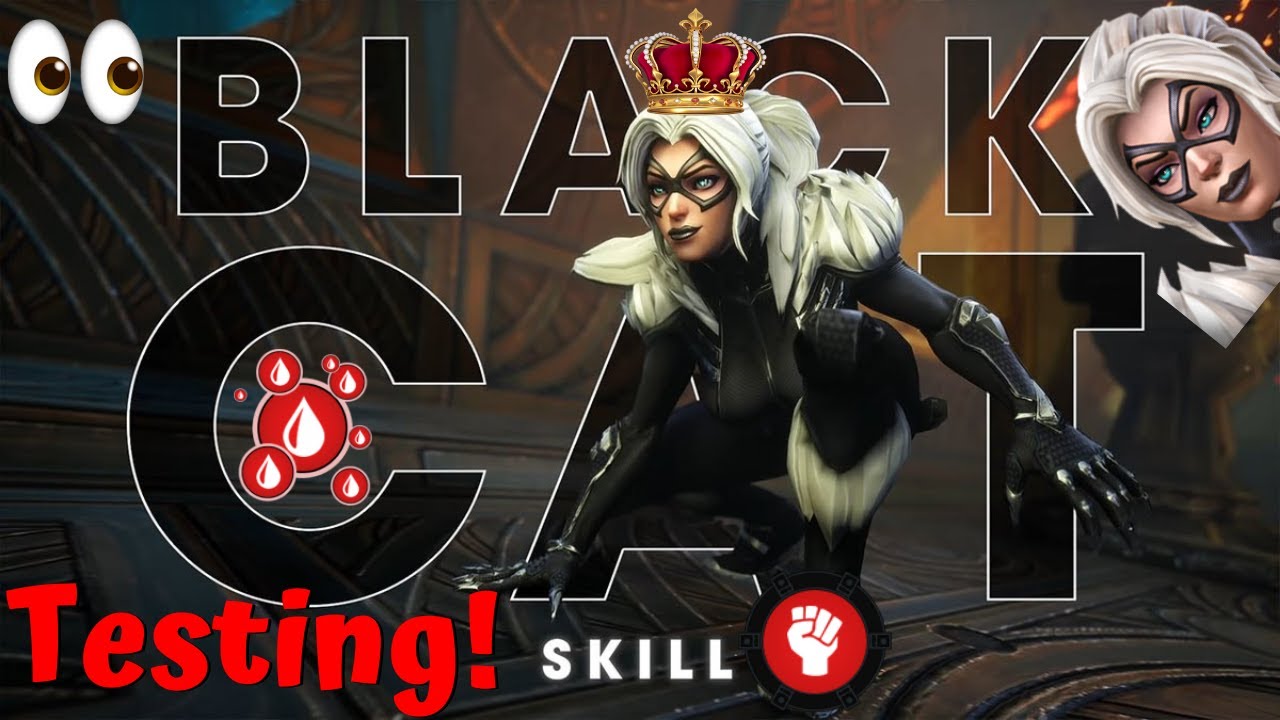 Testing My New Fav Champ! Queen Of Bleed! #1 Black Cat Simp! - Marvel ...