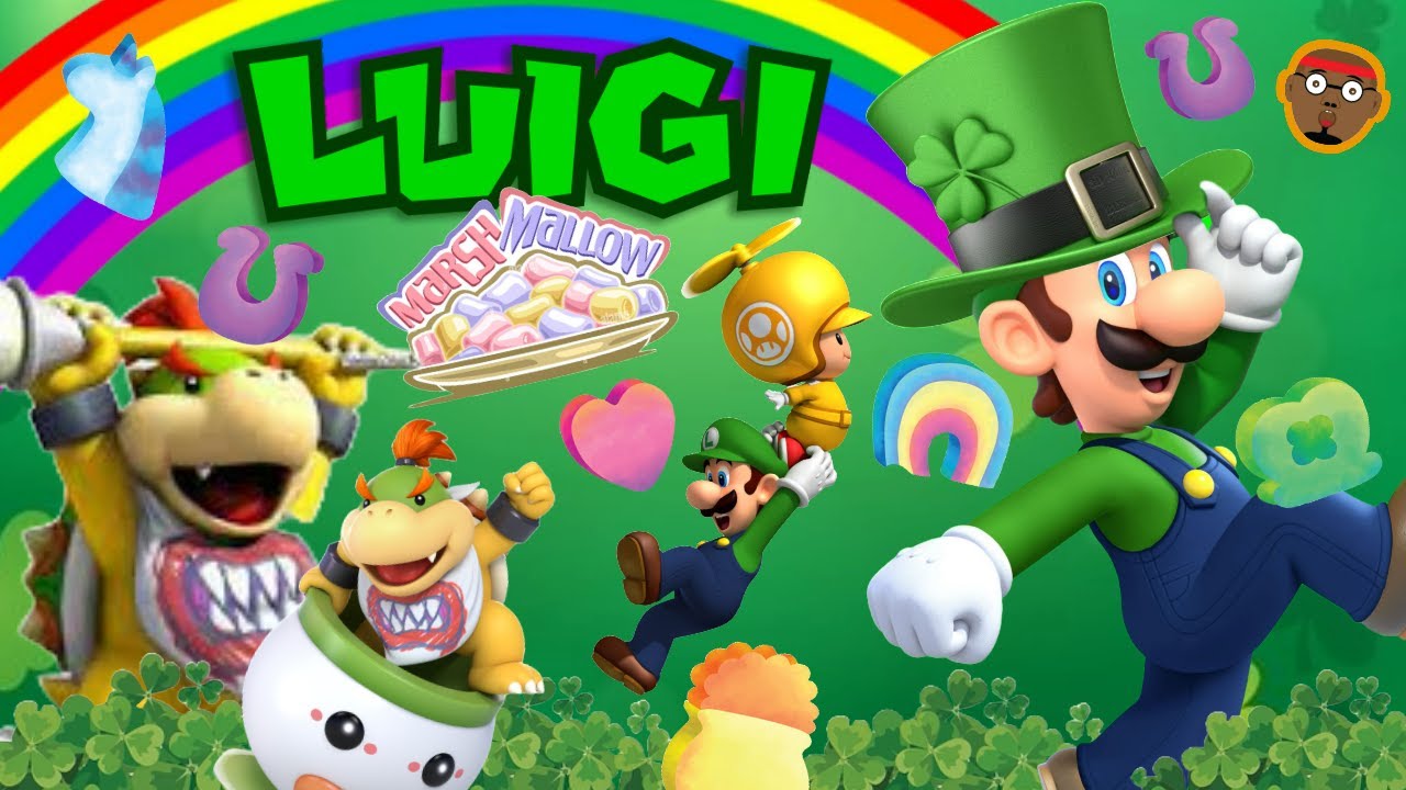 Luigi St. Patrick's ☘️ | Luigi St. Patrick's Day Fun Run | Luigi ...