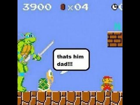 Super Mario Bros. - Secret Turtle Boss Fight - YouTube