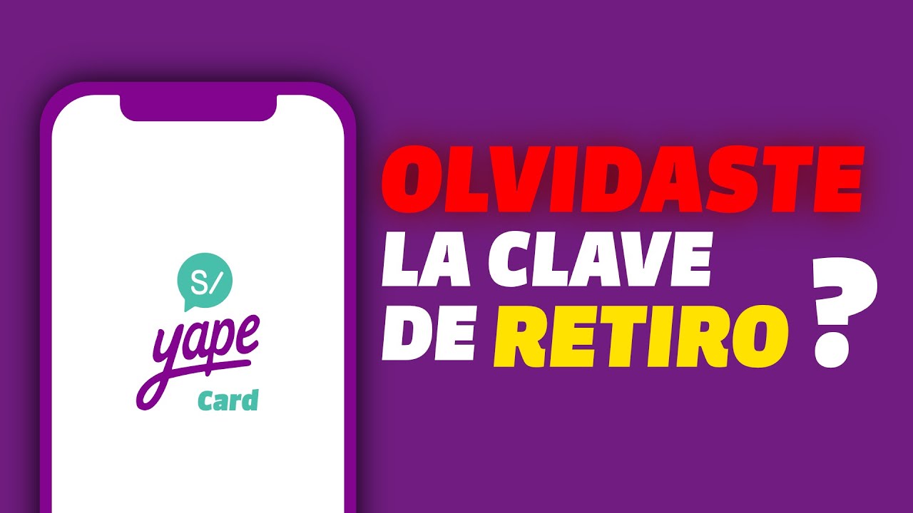 ¿OLVIDASTE la clave de RETIRO de giro en Yape? - Esto es lo que debes ...