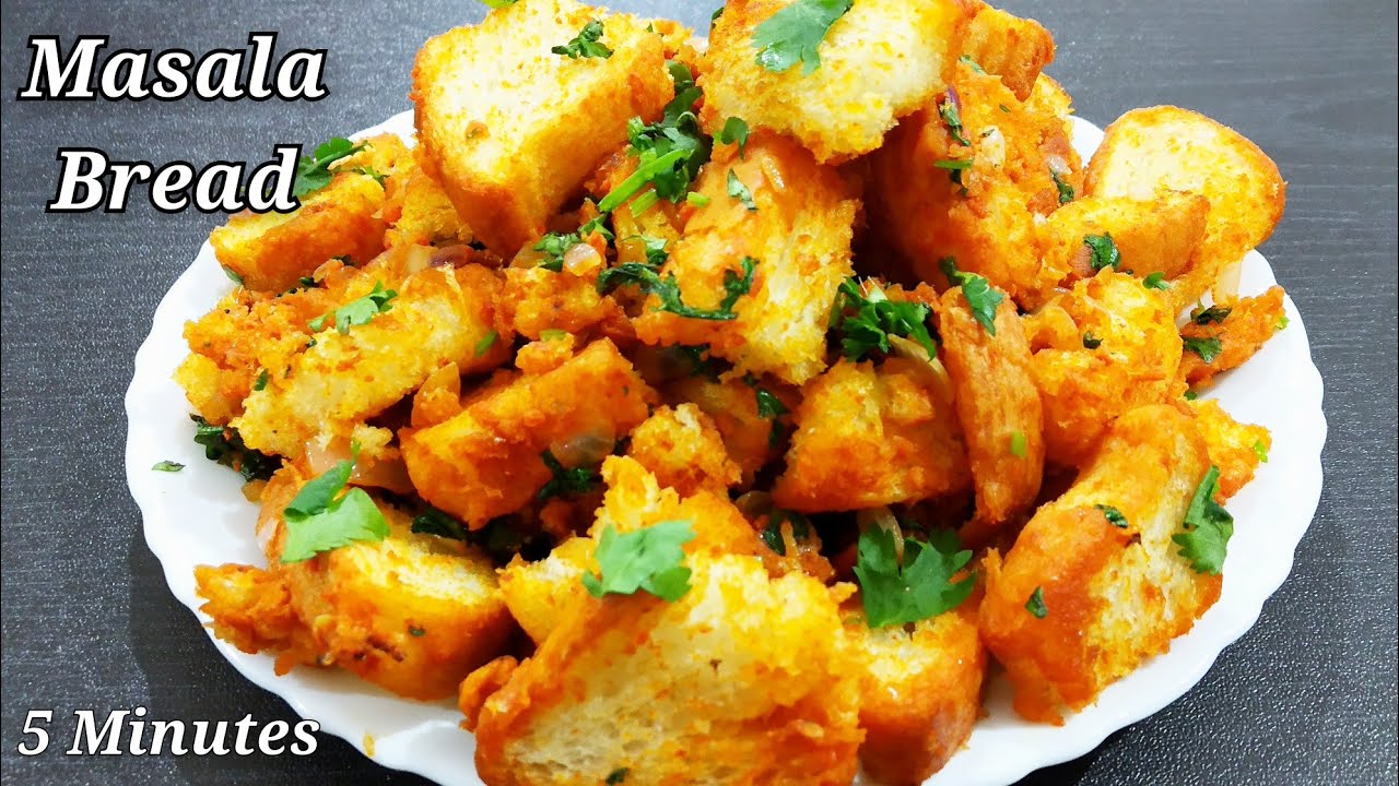 Masala Bread | Quick&Easy Breakfast Recipe | Bread Recipe Teatime Snack ...