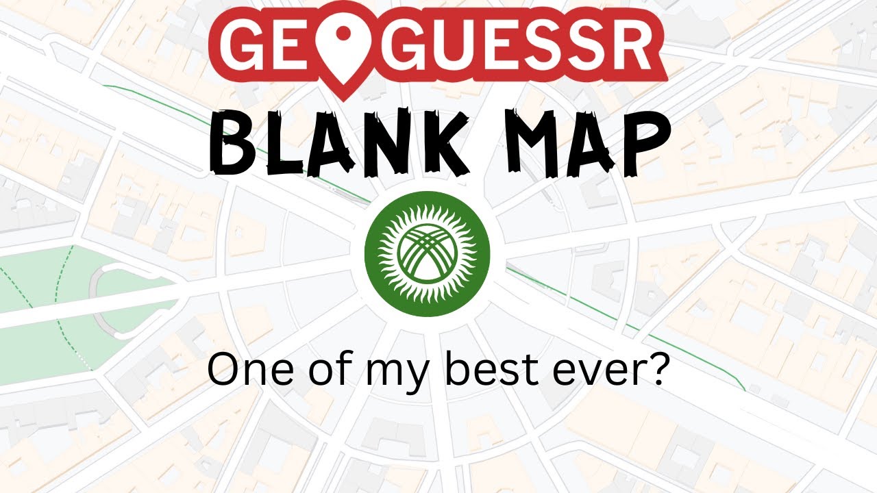 GeoGuessr BLANK MAP 25K on A Pinpointable World - one of my best games ...